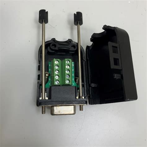 Connector Db9 Female 9 Pin Port Screw Terminal To Rs232 Rs485 Serial Connector Board With Block Case