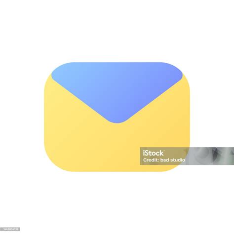 Unread Message Pixel Perfect Flat Gradient Color Ui Icon Stock