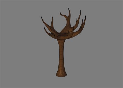 Naked Tree D Model TurboSquid