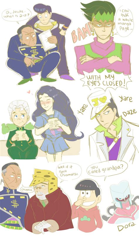 Jojo Part 4 Doodles By Domesticmaid On Deviantart