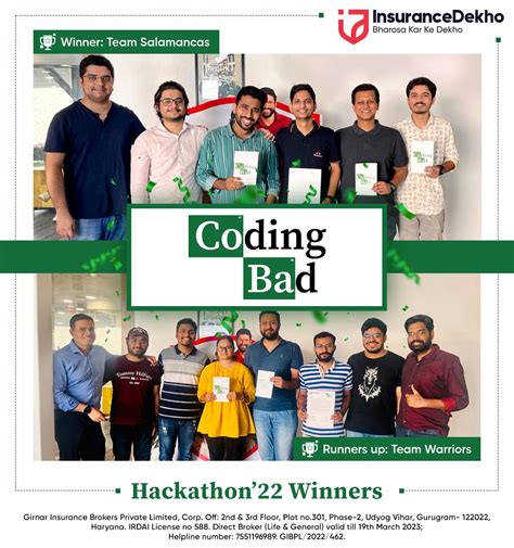 insurancedekho on linkedin hackathon tech coding codingbad