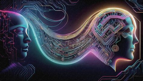 Abstract Head Outline With Circuit Brain Design Stock Illustration Illustration Of Reality