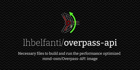 Github Lhbelfantioverpass Api Necessary Files To Build And Run The