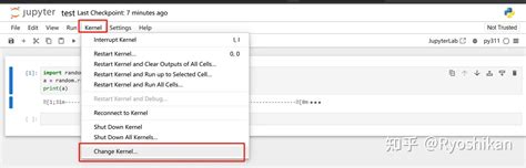 Jupyter环境配置问题（切换内核） 知乎