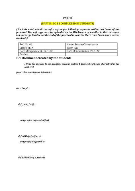 a46 ai exp 2 soham ai practicals part b part b to be completed