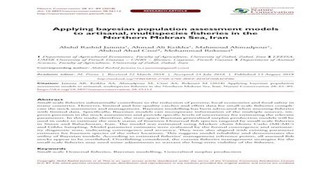Pdf Applying Bayesian Population Assessment Models To Dokumen Tips