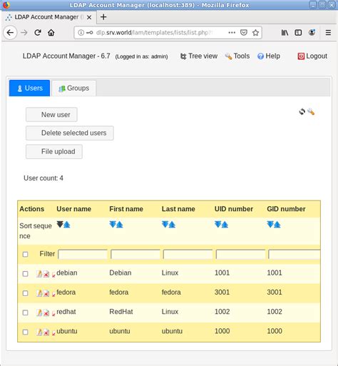 Ubuntu 2004 Lts Openldap Ldap Account Manager Server World