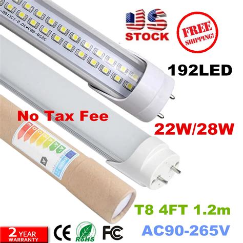 Double Sides T8 4ft Led Tubes 22w 25w 28w Regular T8 Led Lights Tubes