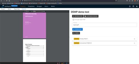 SysReptor Another Awesome Reporting Tool EMVee