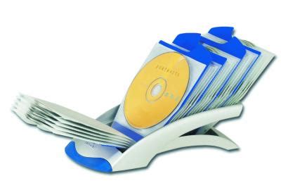 Подставка для CD/DVD DURABLE на 50 дисков "DESK" с разделителями ...