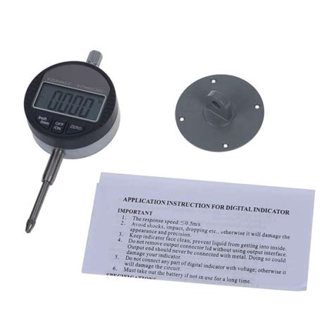 Promo Digital Dial Indicator Dti 0 01mm 0005 Range 0 25 4mm 1 Clock Gauge Diskon 30 Di Seller