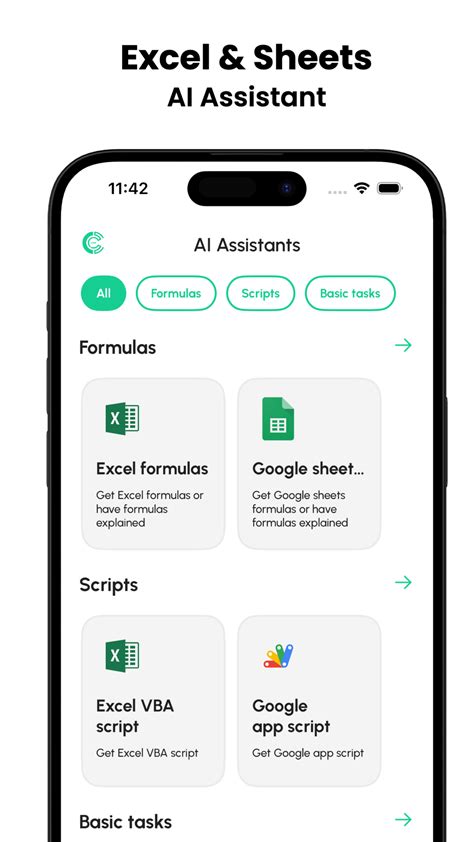 Iphone 용 Spreadsheets Ai 다운로드