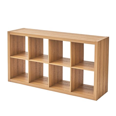 Better Homes And Gardens 8 Cube Storage Organizer Light Honey