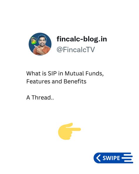 What Is SIP In Mutual Funds Features Benefits FinCalC Blog