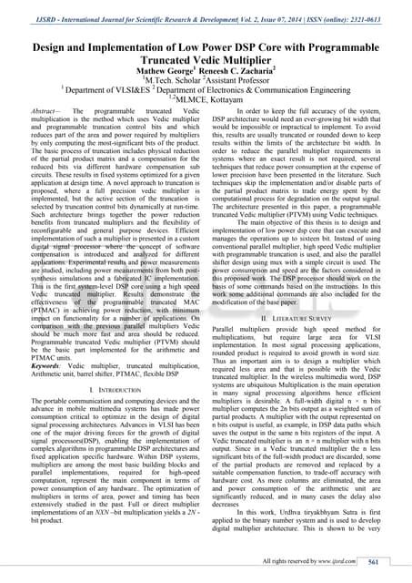 Implementation Of Radix 4 Booth Multiplier By Vhdl Pdf