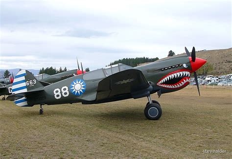 Curtiss P 40 Kittyhawk By Stevealder Redbubble