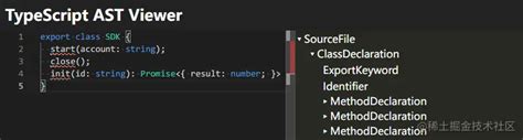 基于 Ast 的代码自动生成方案最近接到了一个需求，需要通过第三方提供的 Dts 文件来定义对应的 Js Sdk 文件 掘金