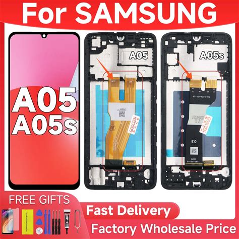 For Samsung Galaxy A05 A05s A055 A057 Lcd Display Touch Screen With Frame Replacement Shopee