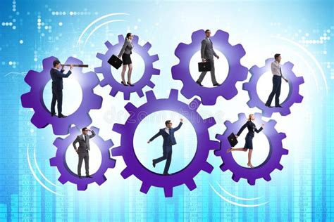 Business People In Teamwork Concept Stock Image Image Of Leadership Climbing 257619351