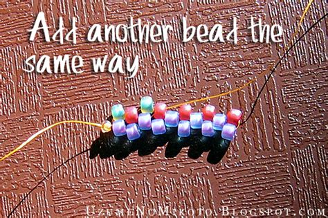 Uzume S Crafty Goodness Peyote Stitch Tutorial Uzume S Crafty Goodness Peyote Stitch Tutorial