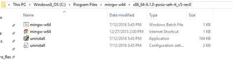 Python Missing Bin Folder From Mingw W64 Installation Stack Overflow