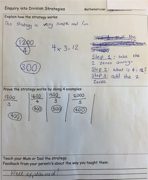 Enquiry Based Maths Dividing Your Class With Division Strategies