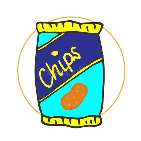 Potato Chip Clip Art Stock Illustrations 204 Potato Chip Clip Art