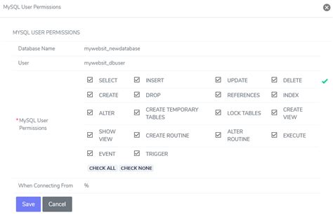 How To Manage Mysql Databases In Siteworx — Interworx Documentation