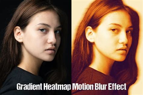 gradient heatmap motion blur effect photoshopresource