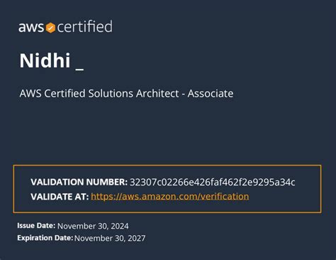 nidhi on linkedin aws awscertified solutionarchitect