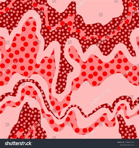 Abstract Hand Drawing Liquid Wavy Lines Stock Vector Royalty Free