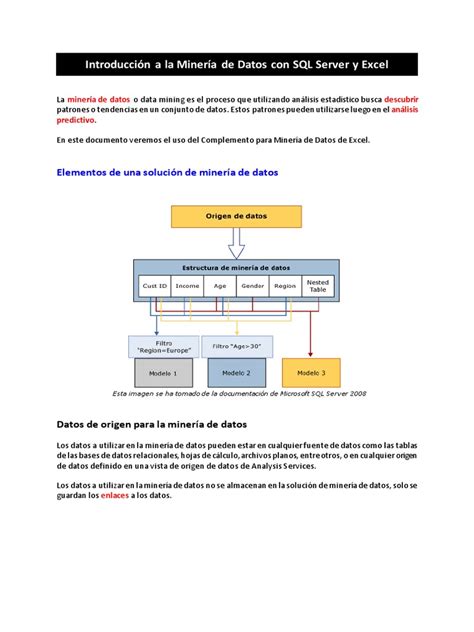 introducción a la minería de datos con sql server y excel v3 201711