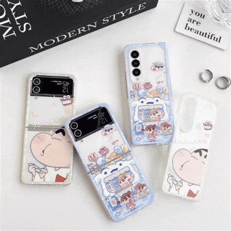 갤럭시케이스z플립 Z폴드 커플케이스 우정케이스 짱구케이스 짱구 유리 흰둥이 초코비 귀여운케이스 캐릭터케이스 생일선물 Z플립3 Z플립4 Z플립5 Z폴드4 Z폴드5 Y2k