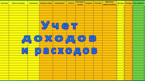 Простой учет доходов и расходов в Excel Youtube