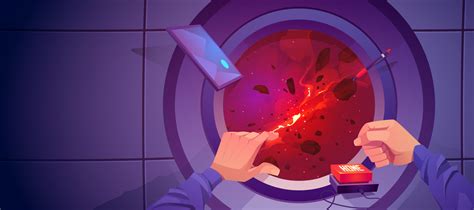 Male Hands Push Home Button Front Of Porthole Vector Art At Vecteezy