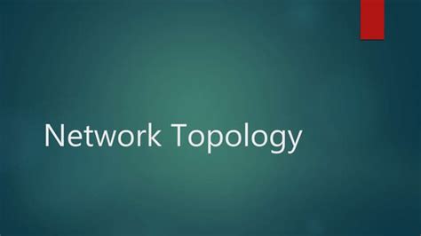 Network Topology Pptx Computer Networking Computing