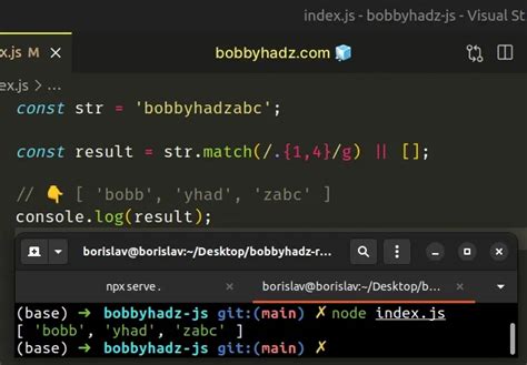 Split A String Every N Characters In Javascript Bobbyhadz