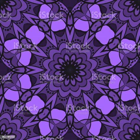 เนื้อสัมผัสที่ไร้รอยต่อของเครื่องประดับดอกไม้ ภาพประกอบเวกเตอร์ สําหรับการออกแบบตกแต่ง ภาพประกอบ