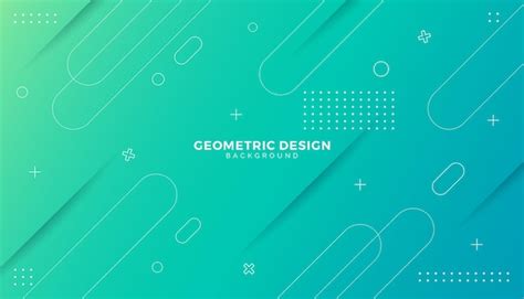 Premium Vector Modern Geometric Gradient Memphis Background