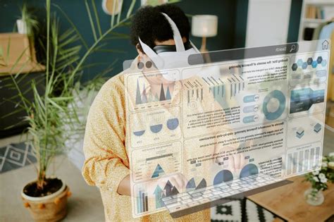 African American Woman Typing On Vr Keyboard Stock Image Image Of Senior Mature 342824077