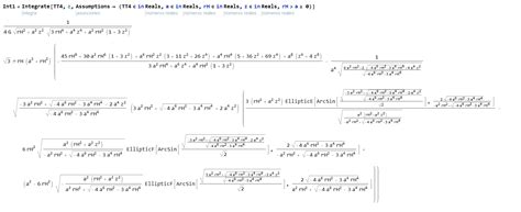 Calculus And Analysis Problems With The Output Of The Integral Function Mathematica Stack