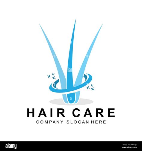 Hair Care Logo Scalp Layer Design Health Salon Brand Illustration Stock Vector Image And Art Alamy