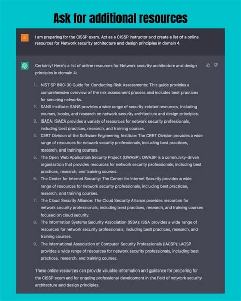 10 Chatgpt Prompt To Pass The Cissp Exam Like A Boss R Chatgpt