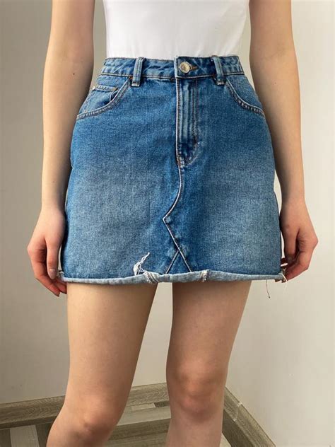 Джинсова міні спідниця — ціна 90 грн у каталозі Міні спідниці Купити жіночі речі за доступною
