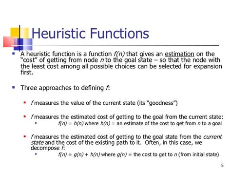 Ch2 3 Informed Heuristic Search