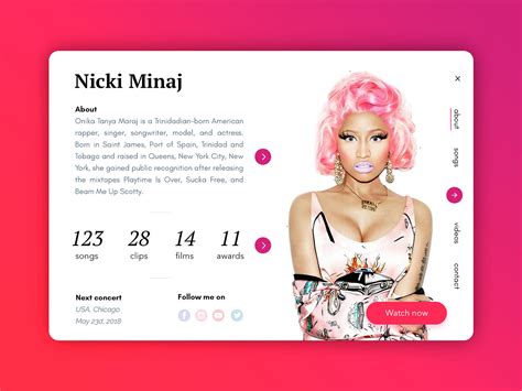 Daily Ui Challenge 006 User Profile On Behance