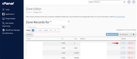 Updating The Ttl Value Of Your Dns Using Cpanel