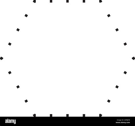 Hexagon Shape Dotted Symbol Vector Icon For Creative Graphic Design Ui Element In A Pictogram