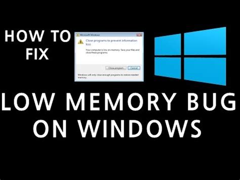 How To Fix Low Memory Bug With Games In Windows 11 08 2025