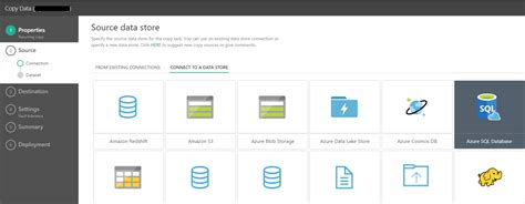Error Trying To Copy Data From Azure Sql Database To Azure Blob Storage